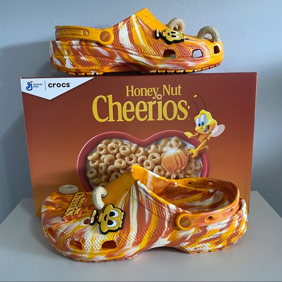 CROCS | Shoes | Crocs X Honey Nut Cheerios Mens Classic Clogs Orange ...